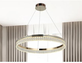 LED Stmívatelný křišťálový lustr na lanku THALIA LED/55W/230V 3000-6000K + DO