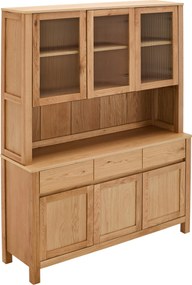 XXXLutz KREDENC, dub, přírodní barvy, 140/190/40 cm MID.YOU - Kredence a vitríny - 002510002901