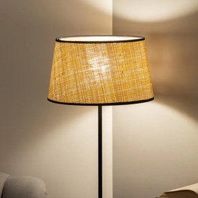 Brilagi - LED Stojací lampa CERIA 1xE27/40W/230V pr. 35 cm béžová/černá