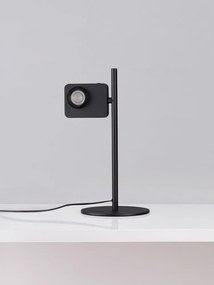 Černá hliníková LED stolní lampa s ohybatelnou konstrukcí/stmívatelná (výška 46 cm) Kedros – Nova Luce