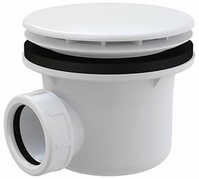 Vaničkový sifon - bílý plast Ø 90 S Vaničkový sifon - BÍLÝ PLAST Ø 90 8100015