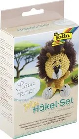 FOLIA 23901 Sada na háčkování Lev mini / Kreativní sada / od 8 let / c