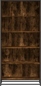 Knihovna kouřový dub 80,5 x 35 x 170,5 cm kompozitní dřevo 3300857