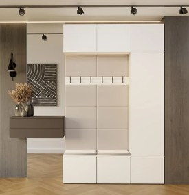 Předsíňová sestava AGA III 1S2V bílá