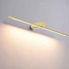 Toolight Toolight, LED nástěnné svítidlo 60cm 9W 4000K APP1345-W, zlatá lesklá, OSW-02435