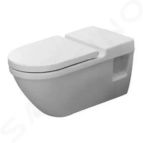 DURAVIT - Starck 3 Závěsné WC, bezbariérové, s HygieneGlaze, alpská bílá (2203092000)