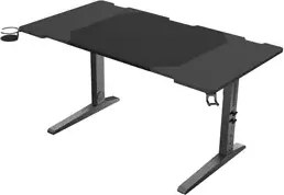 Genesis Holm Modular 140 RGB / Herní stůl / černý / D:140cm / Š:75cm /