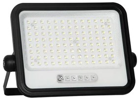 LED Stm. solární reflektor LED/200W/3,2V IP65 10000 mAh černá + dálkové ovládání