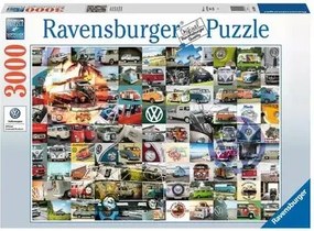 Ravensburger 99 momentů VW Campervan / 3000 dílků / od 12 let