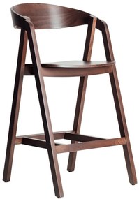 OnaDnes -20% FormWood Ořechová barová židle Henry 63,5 cm