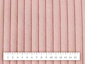 Biante Dekorační povlak na polštář Minky manšestr MKM-008 Pudrově růžový 35 x 45 cm