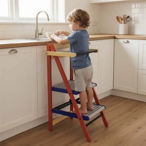 Dřevěný Kitchen Helper - dětský pomocník