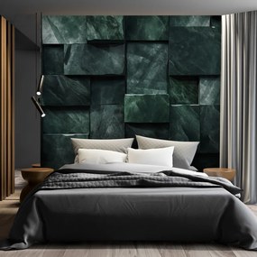 Gario Fototapeta Zelené betonové kostky Materiál: Vliesová, Rozměry: 200 x 140 cm