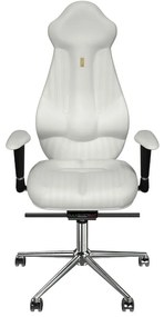 OnaDnes -20% Kulik System Bílá koženková kancelářská židle Imperial