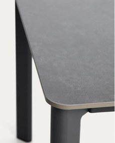 Zahradní jídelní stůl s deskou z kamene 100x220 cm Anafi – Kave Home