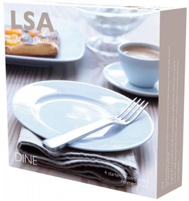 Dine talíř s okrajem na předkrm/snídani/dezert 20cm, set 4ks, LSA International