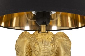 Stolní lampa Elephant 43 cm černo-zlatá
