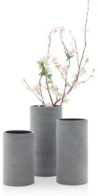 Váza 20 cm Blomus COLUNA - tmavě šedá