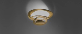 Artemide 1255120A Pirce mini soffitto LED, zlaté designové stropní svítidlo, 44W LED 3000K, prům.69cm