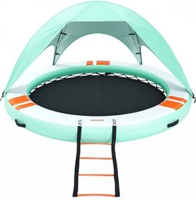 Nafukovací plovoucí dok VEVOR, 3,05 × 3,05 × 0,15 m
