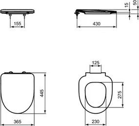 Ideal Standard i.Life A - WC sedátko UNI | bílá