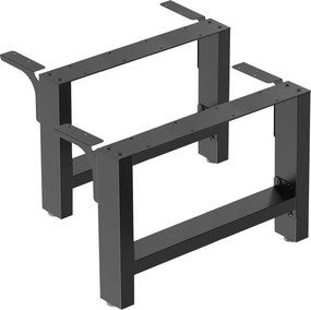 Stolová podnož Wiltec – 64 × 40 cm, sada 2 ks (60853)