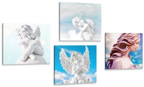 Set obrazů nebeská radost Varianta: 4x 60x60