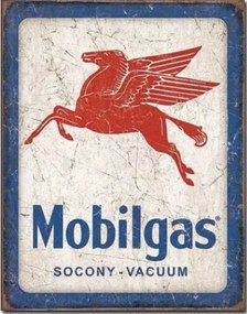 Plechová cedule Mobilgas