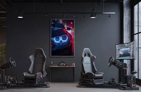 Noční výkon - obraz - Detail sportovního vozu ve městě 31 - A4 – 210 × 297 mm - 179 Kč