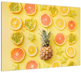 Skleněný obraz ovoce (70x50 cm)