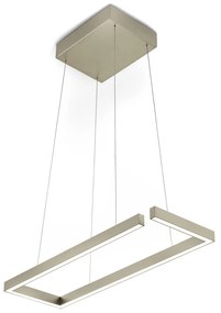 Závěsná LED lampa Marisa-60, bronz, 60 x 20 cm