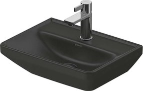 Duravit D-Neo - Umývátko 45x34 cm, bez přepadu, otvor pro baterii, antracit 0738451341