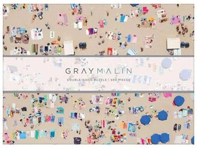 Galison Oboustranné puzzle Pláž Gray Malin 500 dílků