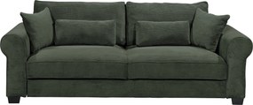 XXXLutz ROZKLÁDACÍ POHOVKA, textil, tmavě zelená MID.YOU - Rozkládací pohovky - 002220051605