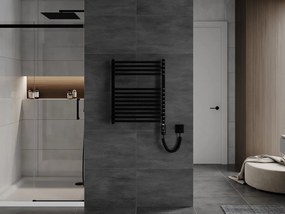 Mexen Apollo, elektrické topné těleso 660x550 mm+ topná tyč 600 W, černá, W117-0660-550-2600-70