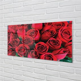 Obraz na skle Růže 140x70 cm