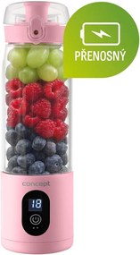 Stolní mixér concept sm4003 smoothie fitmaker usb růžový