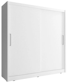PSK Šatní skříň Viki (180 cm) Barva dřeva: Bílá