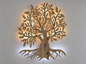 Li-Go "Dub" světelný strom 230V 45x55 cm provedení povrchu: dub