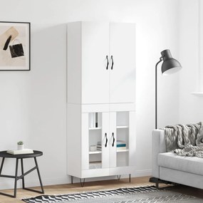 vidaXL Skříň highboard bílá 69,5 x 34 x 180 cm kompozitní dřevo