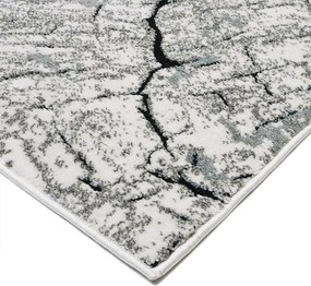 BE Koberec Miami Plus MIAMI PLUS 0300 GREY - šedý obdélníkový Rozměr: 60x100 cm