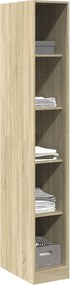 Šatní skříň dub sonoma 30 x 50 x 200 cm kompozitní dřevo 3307704
