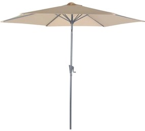 Béžový slunečník ø 300 cm Roja - Rojaplast