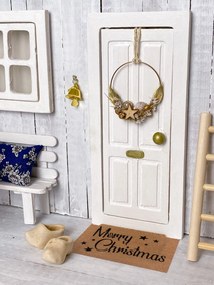 Hanse Home, Rohožka Merry Christmas 105697 - na ven i na doma, 45x70, hnědá, chodba / předsíň