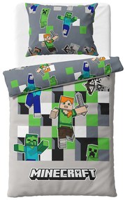 Dětské povlečení Minecraft Objev svůj Svět
