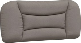 Postel s matrací Hvar taupe 90 x 190 cm textil 3208503