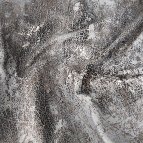 ZATEMŇOVACÍ ZÁVĚS NA KROUŽCÍCH ESTER 140X250 CM VZOROVANÁ
