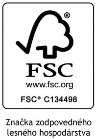 Podložka do koupelny z pevného akáciového dřeva s certifikátem FSC®