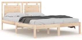 Rám postele masivní dřevo 140 x 200 cm,  3105535