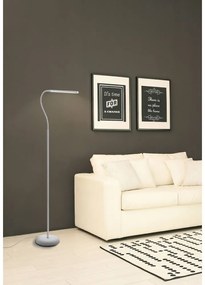 Bílá LED stojací lampa (výška 130 cm) LAROA – EGLO